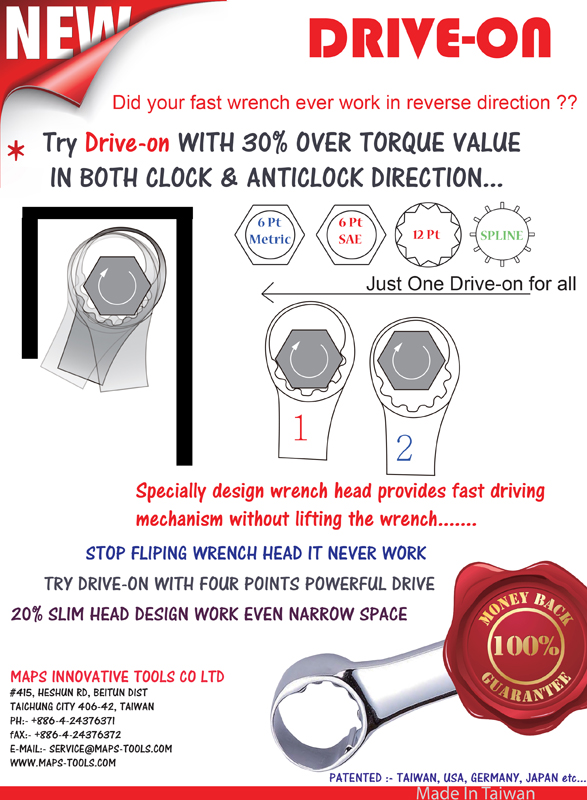 MAPS | Launces New Innovative DriveOn Car Tools